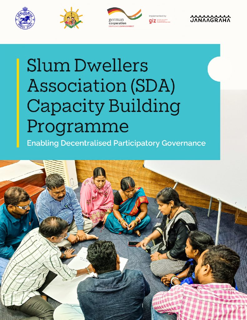 Slum Dwellers Association (SDA) Capacity Building Programme – Janaagraha