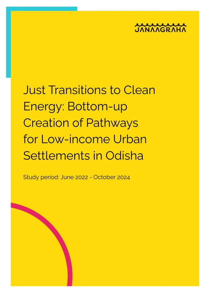 Just Transitions to Clean Energy: Bottom-up Creation of Pathways for Low-income Urban ...